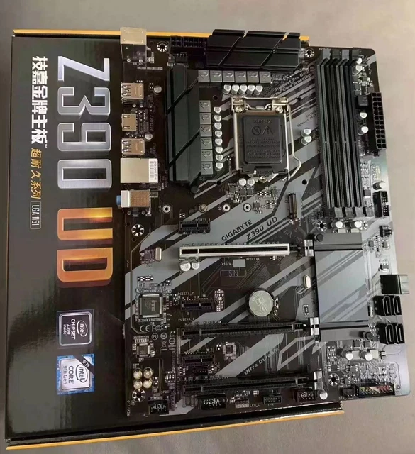 GIGABYTE Z390 UD Motherboard Intel Z390 ATX LGA1151 PS/2 USB3.1 HDMI £ ...