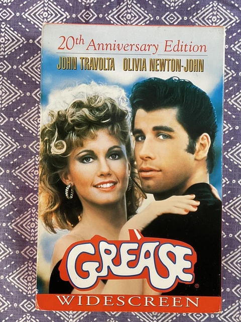 GREASE 20TH ANNIVERSARY Edition PAL VHS Video Cassette + CD ...