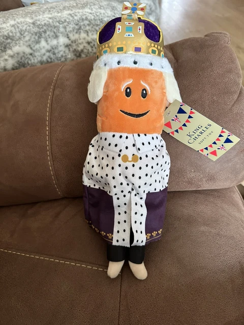 ALDI KING CHARLES Limited Edition 2023 Coronation Soft Plush, BNWT! EUR ...