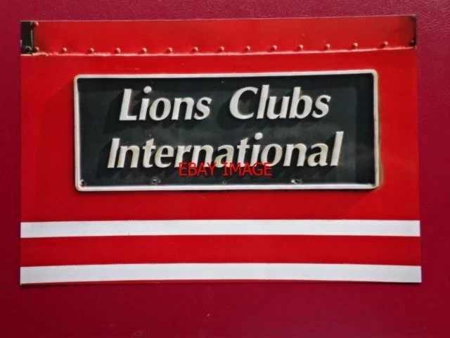 PHOTO NAMEPLATE Br Class 86 Loco No 86229 Lions Clubs International EUR ...