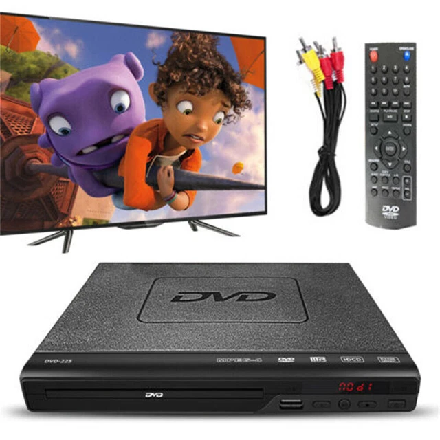DVD PLAYER COMPACT Multi Region HDCD CD VCD Music Disc Upscaling USB ...