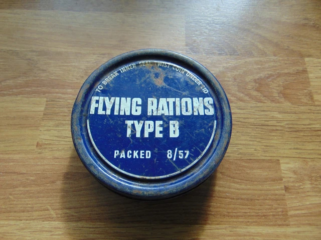 COLD WAR RAF Flying Rations Type B Tin - 1957 £25.00 - PicClick UK
