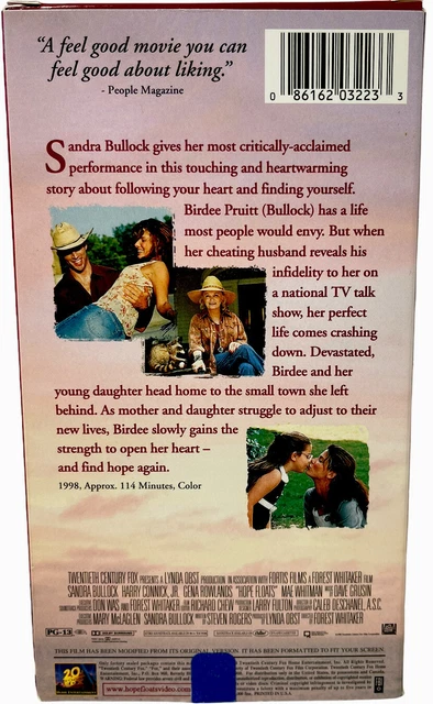 HOPE FLOATS 1998 VHS Sandra Bullock, Harry Connick Jr., Gena Rowlands £ ...