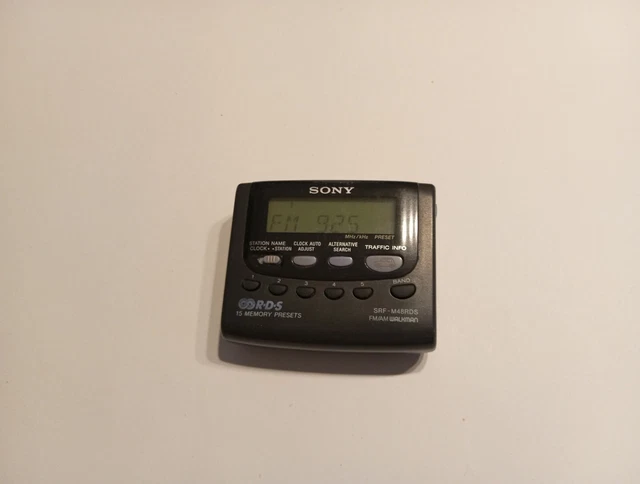 ORIGINAL SONY SRF-M48RDS FM/AM Walkman RDS Radio EUR 60,00 - PicClick DE