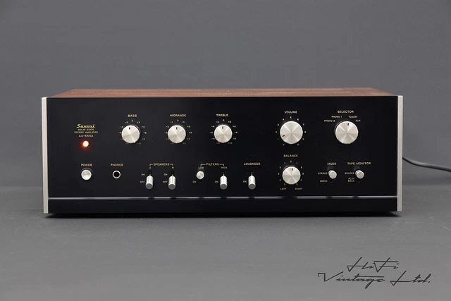 SANSUI AU-555A SOLID State Stereo Control Amplifier HiFi Vintage (2) £472.00 - PicClick UK