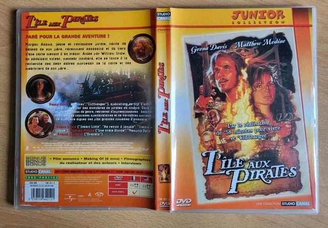 L'ILE AUX PIRATES Dvd Geena Davis Matthew Modine Franck Langella Renny ...