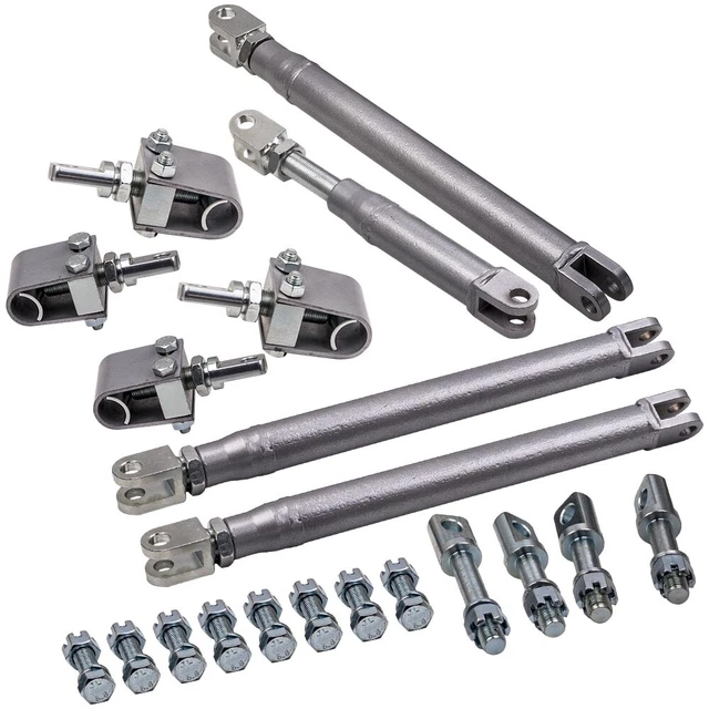 MOTORCYCLE SIDECAR Installation U-Clamp Frame Mounts Struts Kit Fits ...