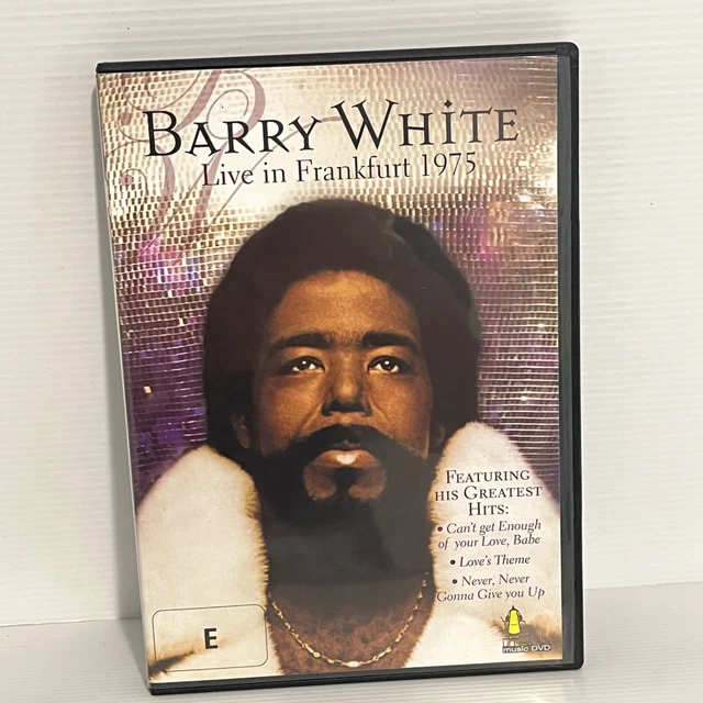 BARRY WHITE LIVE In Frankfurt 1975 DVD Region All $15.00 - PicClick AU