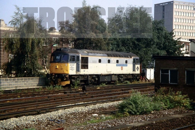 35MM SLIDE BR British Railways Diesel Loco Class 33 33207 1995 Original ...
