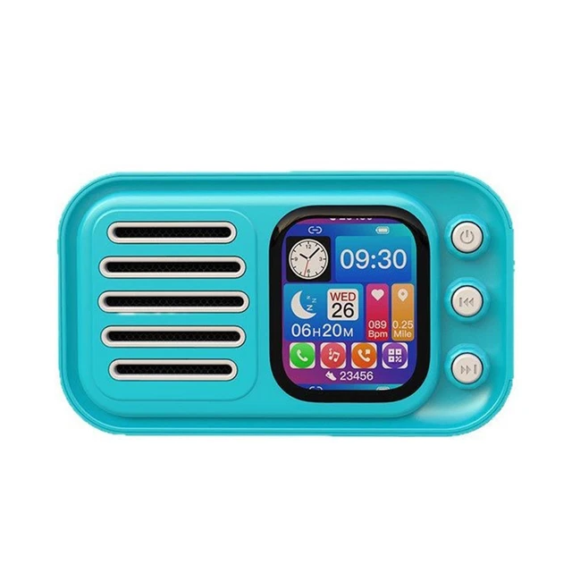 HAUT-PARLEUR SANS FIL avec radio FM et écran tactile pour activités de ...