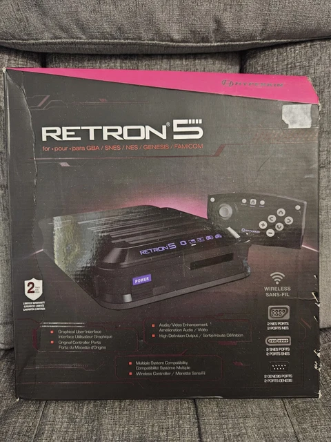 HYPERKIN RETRON 5 Console GBA/GBC/GB/SNES/NES/Genesis/Mega Drive + 1 ...