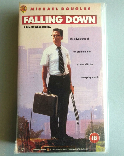 FALLING DOWN MICHAEL Douglas VHS Video Cassette Tape PAL Europe Region ...