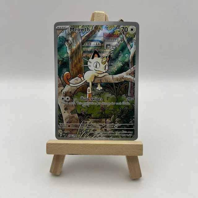 MEOWTH 106/94 ILLUSTRATION Rare Phantasmal Flames Pokémon TCG £17.78 ...