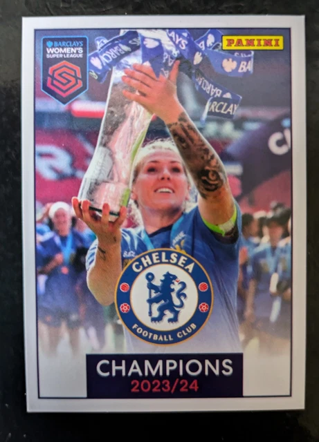 WSL PANINI WOMEN'S Super League Stickers 2025 - 23/24 Champions ...