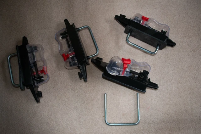 EXODUS/THULE ROOF BOX Fitting Clamps U Bolts Easy Snap £28.00 - PicClick UK