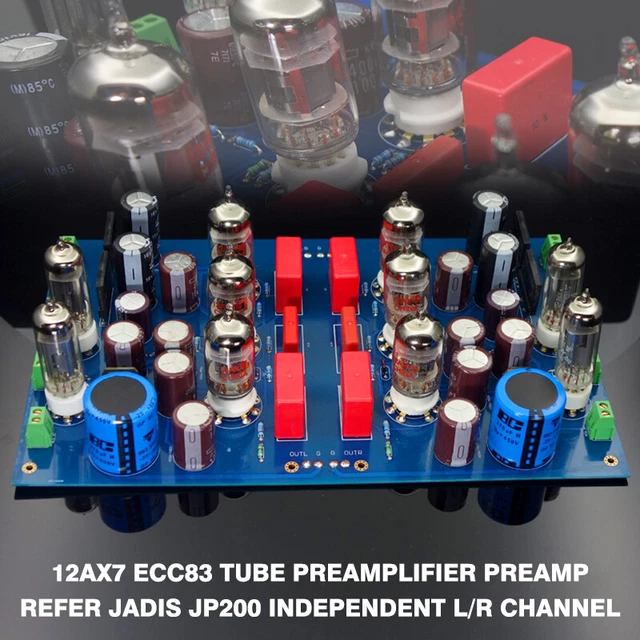12AX7 ECC83 TUBE Preamplifier Preamp JADIS JP200 Independent LR Channel ...