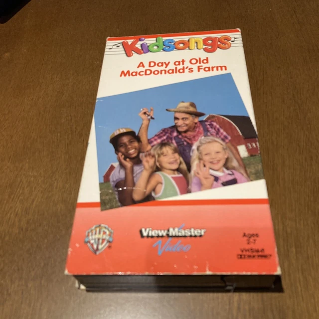 KIDSONGS: A DAY At Old MacDonald's Farm Kids VHS RARE OOP Sing-a-Long ...