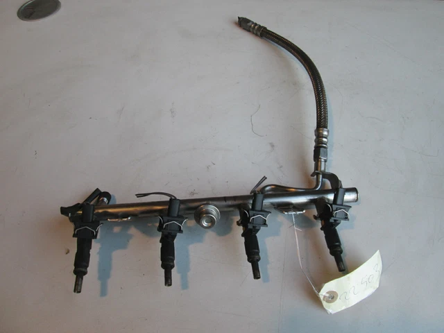 INJECTEUR AVEC RAMPE D'Injection Mercedes W204 C180 Compresseur Bj 2009 ...