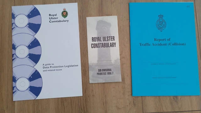 ROYAL ULSTER CONSTABULARY RUC Books Papers Data Protection (not PSNI ...