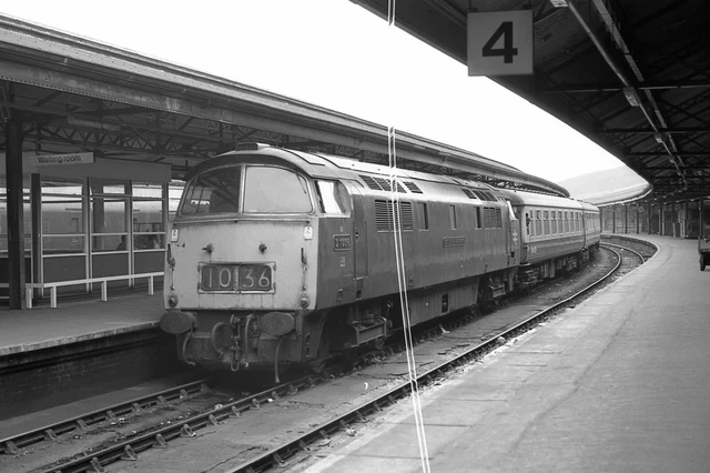 ORIGINAL SLIDE BR Class 52 WESTERN Diesel Loco D1036 Swansea High ...
