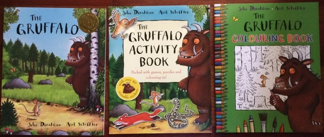 THE GRUFFALO NEW Childrens Book + Activity & Colouring Books ~ Julia ...