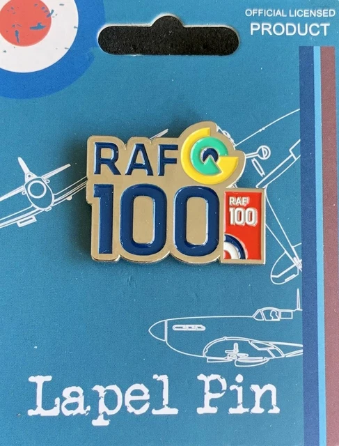 OFFICIAL RAF ROYAL Air Force 100Th Anniversary 1918-2018 Pin Badge Ww1 ...
