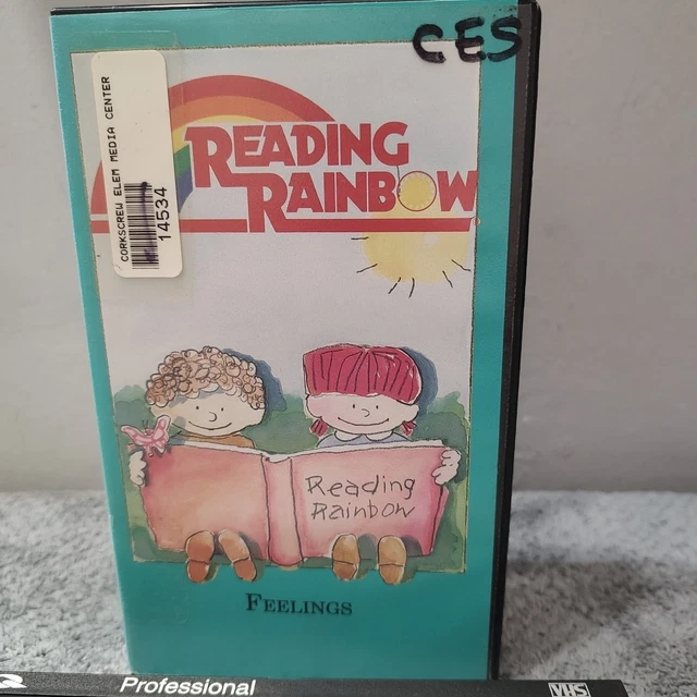 READING RAINBOW: FEELINGS VHS Tape LeVar Burton PBS Kids Educational ...