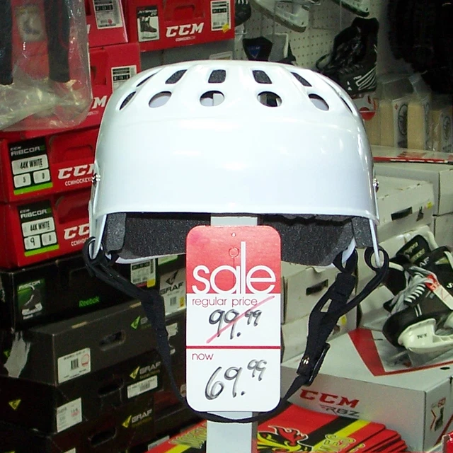 JOFA REPRODUCED SENIOR Hockey Helmet - Pro Stock White - Same as 235-51 ...