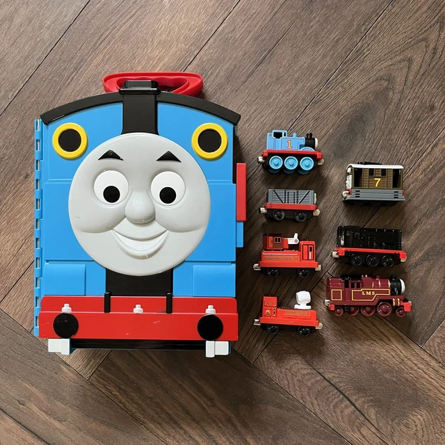 THOMAS THE TANK Engine & Friends Take Along Carry Case And 7 Trains ...