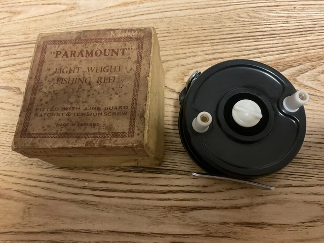 VINTAGE PARAMOUNT LIGHT Weight Fly Reel Made In England £11.12 ...