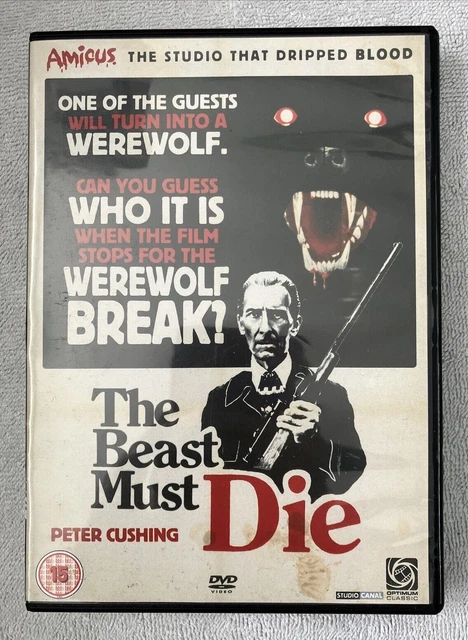 THE BEAST MUST Die Horror/Occult, General DVD Region 2 2007 Paul Annett ...