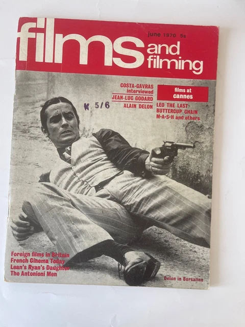FILMS AND FILMING Magazine June 1970 Alain Delon Cover £4.00 - PicClick UK