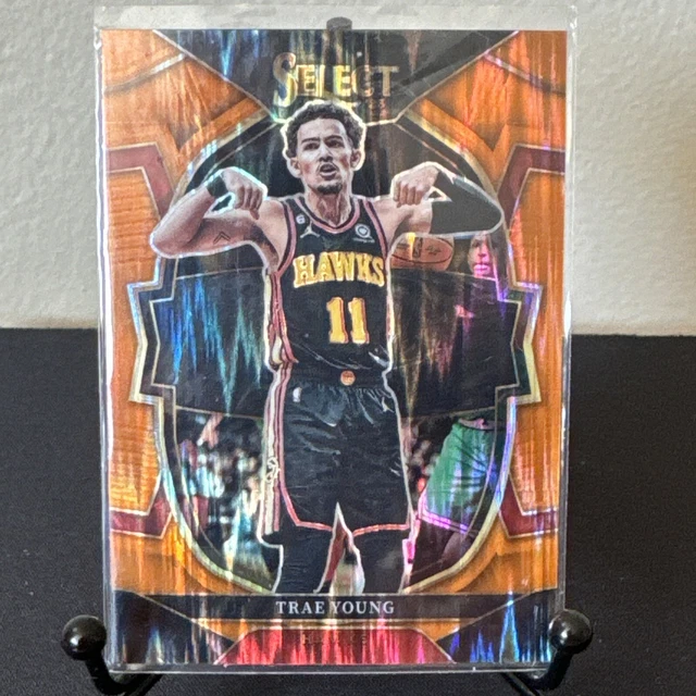 TRAE YOUNG 2022-23 Select Prizm Concourse flash orange #66 EUR 3,32 - PicClick FR