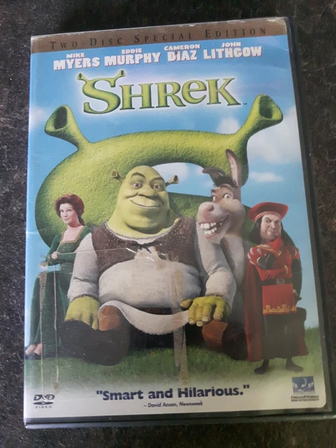 SHREK TWO DISC Special Edition 2001 DVD Movie Widescreen Good Condition ...