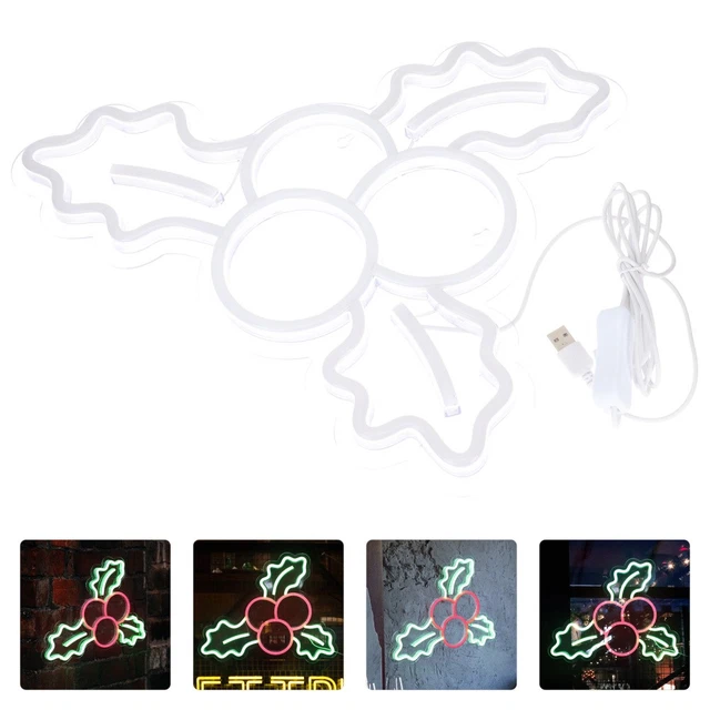 FUNNY NEON DECORATIONS Halloween Neon Light Halloween Luminous ...