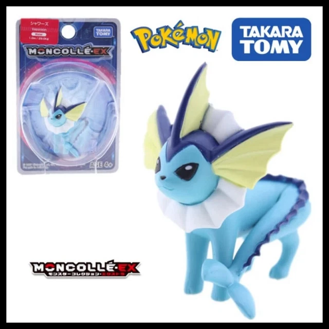 FIGURINE ARTICULÉE POKÉMON Moncle EX 59 Vaporeon Takara Tomy Tomica ...