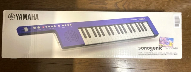 YAMAHA SHS-300BU SONOGENIC Mini Keytar Blue 37Keys with Strap USB F/J ...