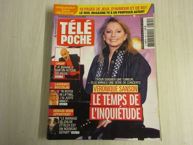 TELE POCHE 2745 17.09.2018 Véronique SANSON LAGAF' L. BOCCOLINI Natalie ...