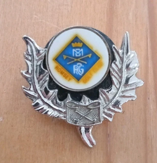 NICE VINTAGE ROMSEY Golf Club Enamel Pin Badge £5.50 - PicClick UK