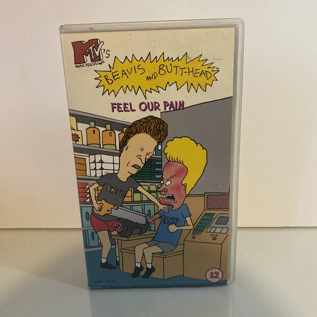 BEAVIS AND BUTT-HEAD Feel Our Pain VHS Video 8 Episodes 1996 Retro Rare ...