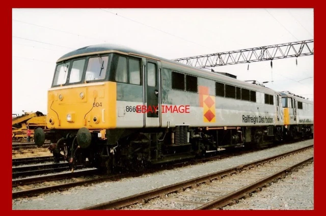 PHOTO BR Class 86 Electric Loco No 86604 Railfreight Distribution ...