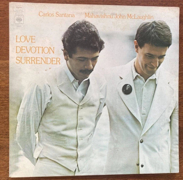 LOVE DEVOTION SURRENDER par Carlos Santana & John McLaughlin LP 1973 ...