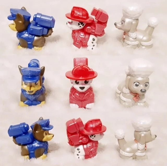 3X PAW PATROL Micro Movers Exclusive Ultra Rare Metallic Mini Toy ...