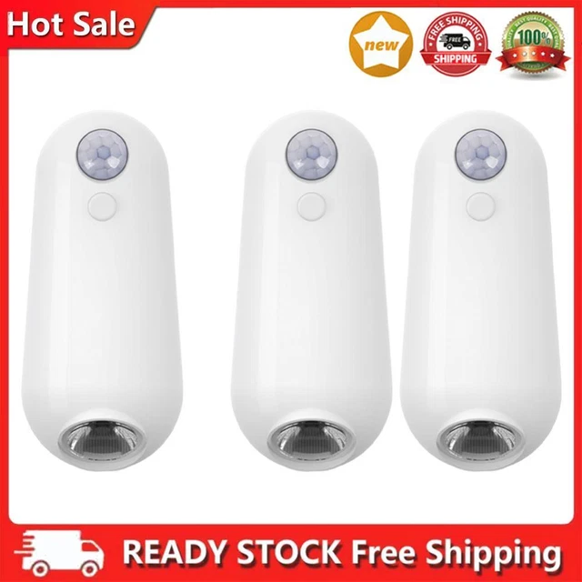 SMART TOILET LIGHT 8 Colors LED Projection Nightlight for Home Bathroom ...