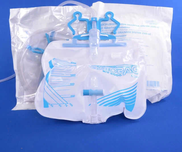 UROMED CYSTOBAG SACHET à Urine Kv 2000 Avec Baïonnette À Katheterventil ...