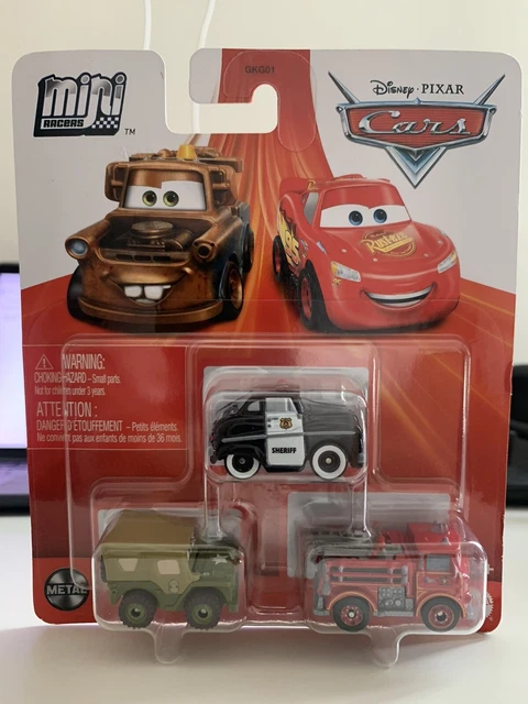 DISNEY PIXAR CARS - Mini Racers - Radiator Spring Series - Sarge - Red ...
