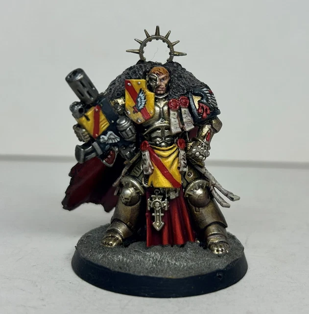 BLOOD ANGEL SPACE Marine Captain Painted Kitbash Tycho professionally ...