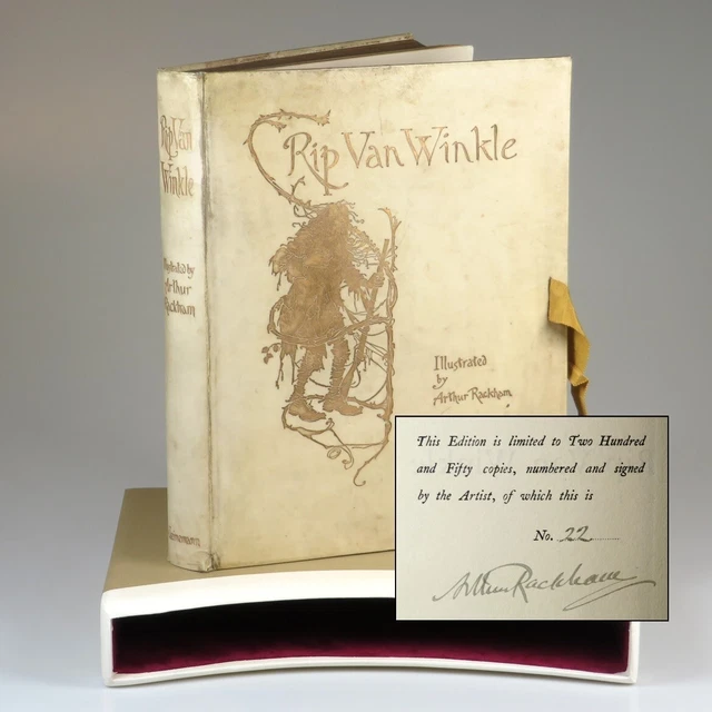 RIP VAN WINKLE, illustrated and signed by Arthur Rackham, copy number ...