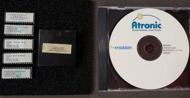 ATRONIC EMOTION AFRICAN CASH Software Set W/ Security Block $50.00 ...