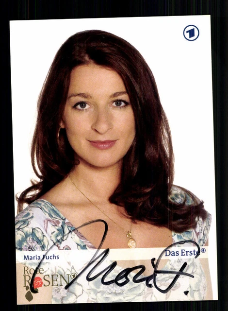 MARIA FUCHS ROTE Rosen Autogrammkarte Original Signiert # BC 136672 EUR ...